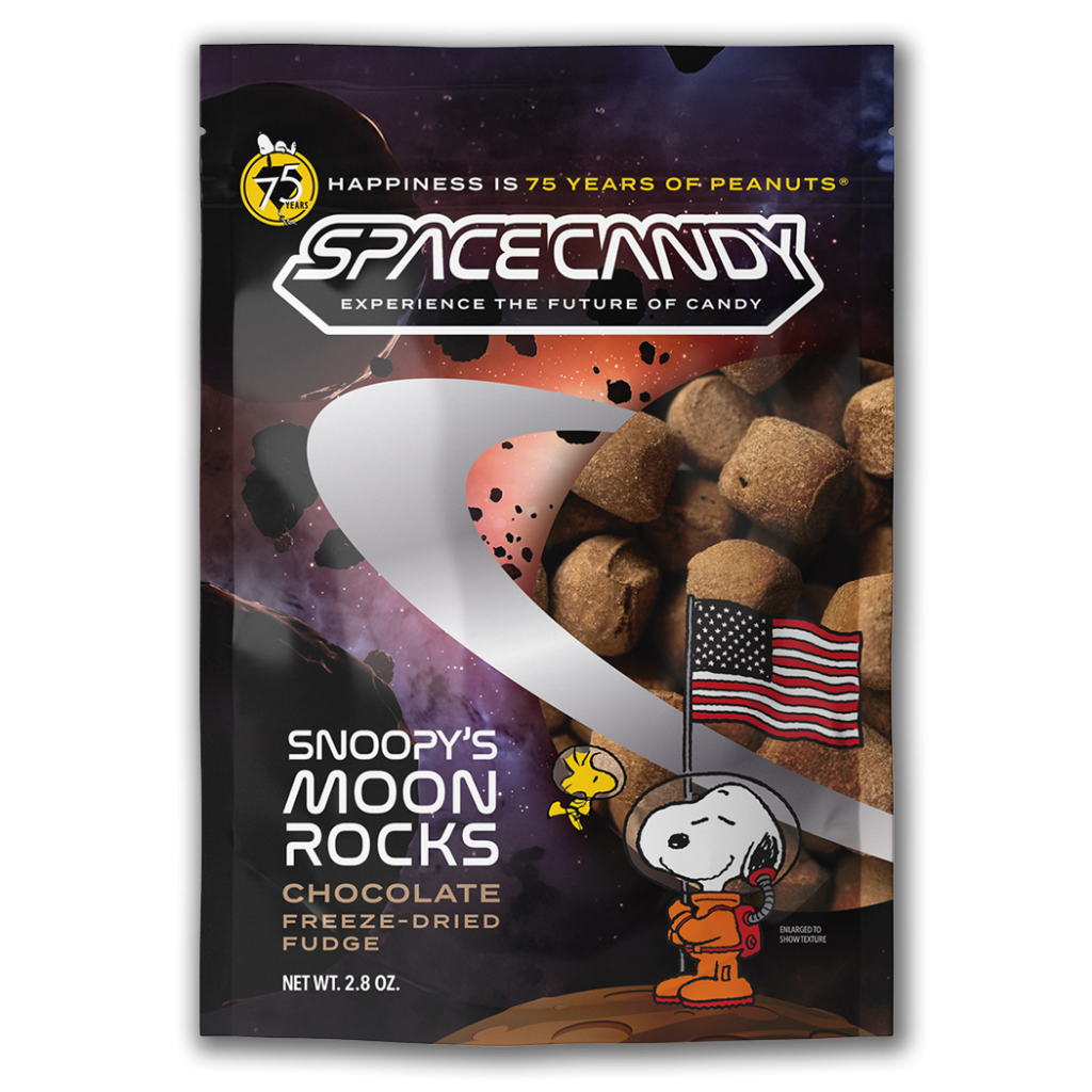 Snoopy's Chocolate Moon Rocks - Freeze-Dried Fudge | The Candy Space