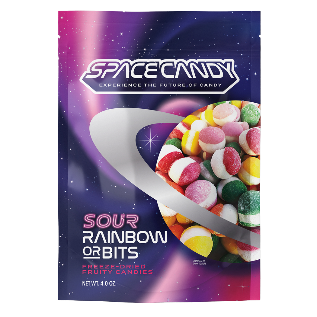 Sour Rainbow Orbits - Freeze-Dried Sour Candies | The Candy Space